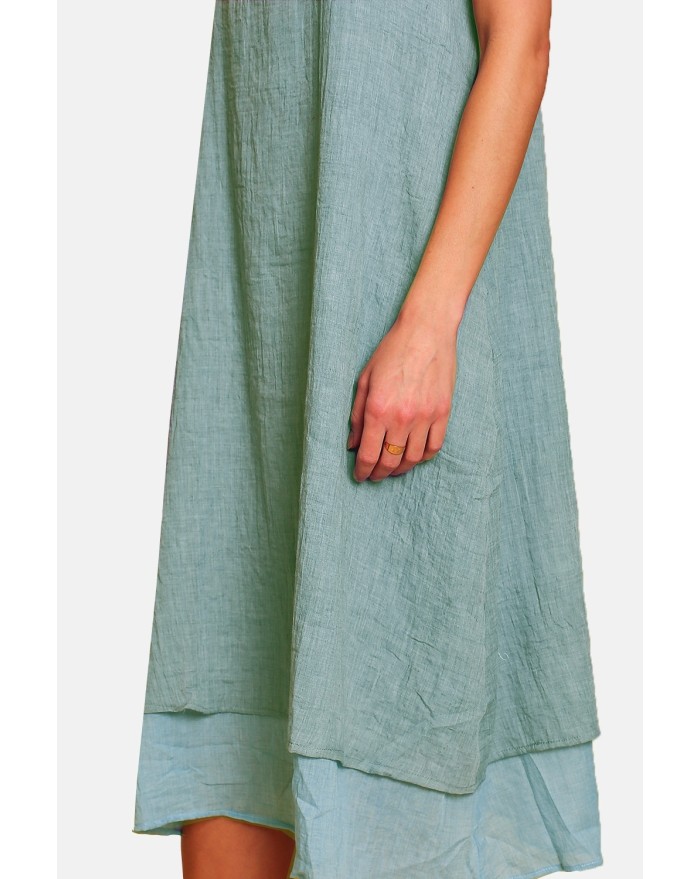 Rochie de zi Le Jardin du Lin E23-50 Albastru